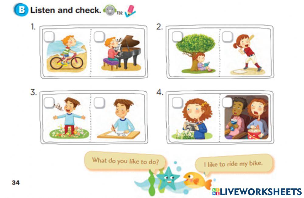 What do you like to do online exercise | Live Worksheets