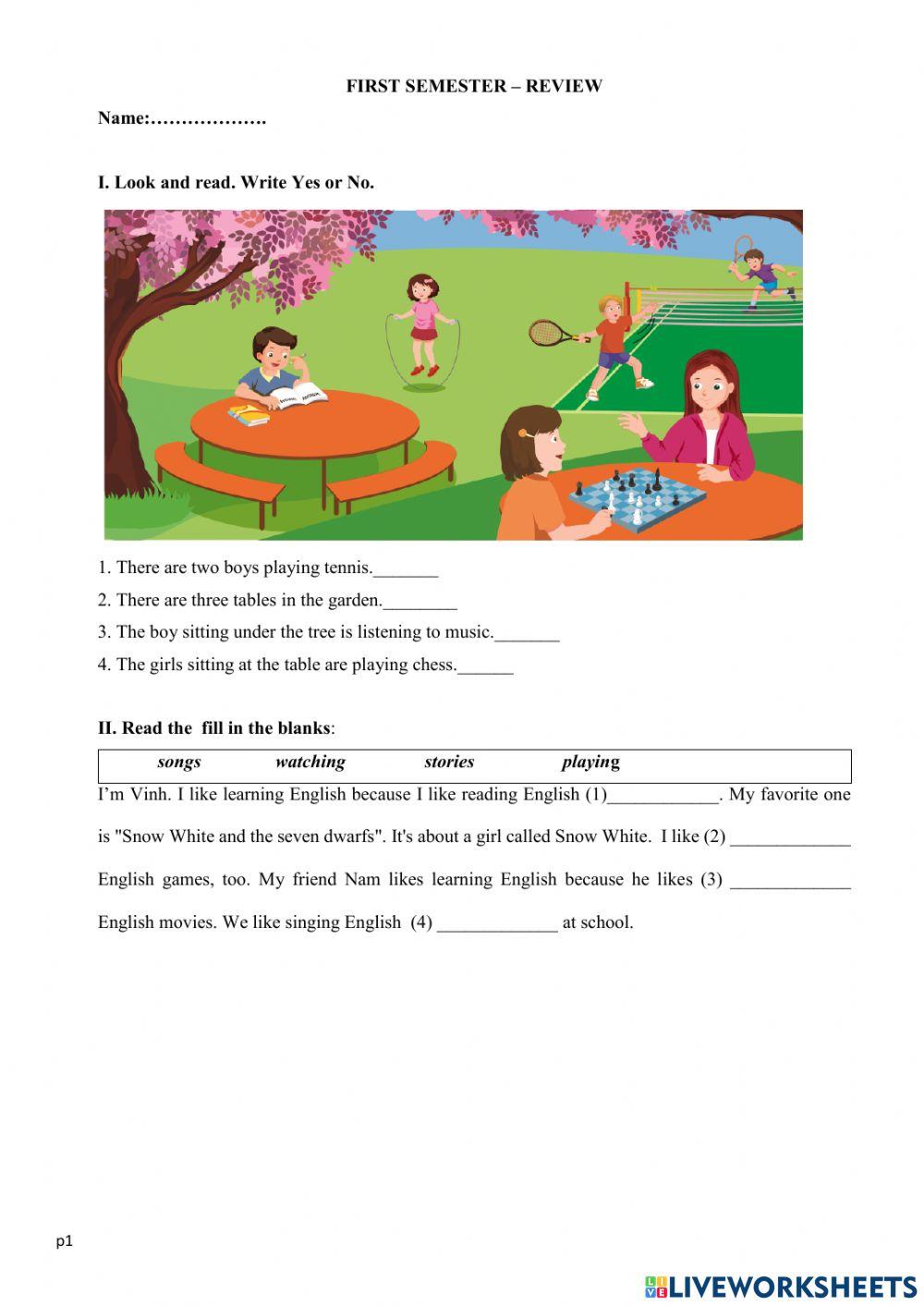 Review online exercise for Grade 5 | Live Worksheets