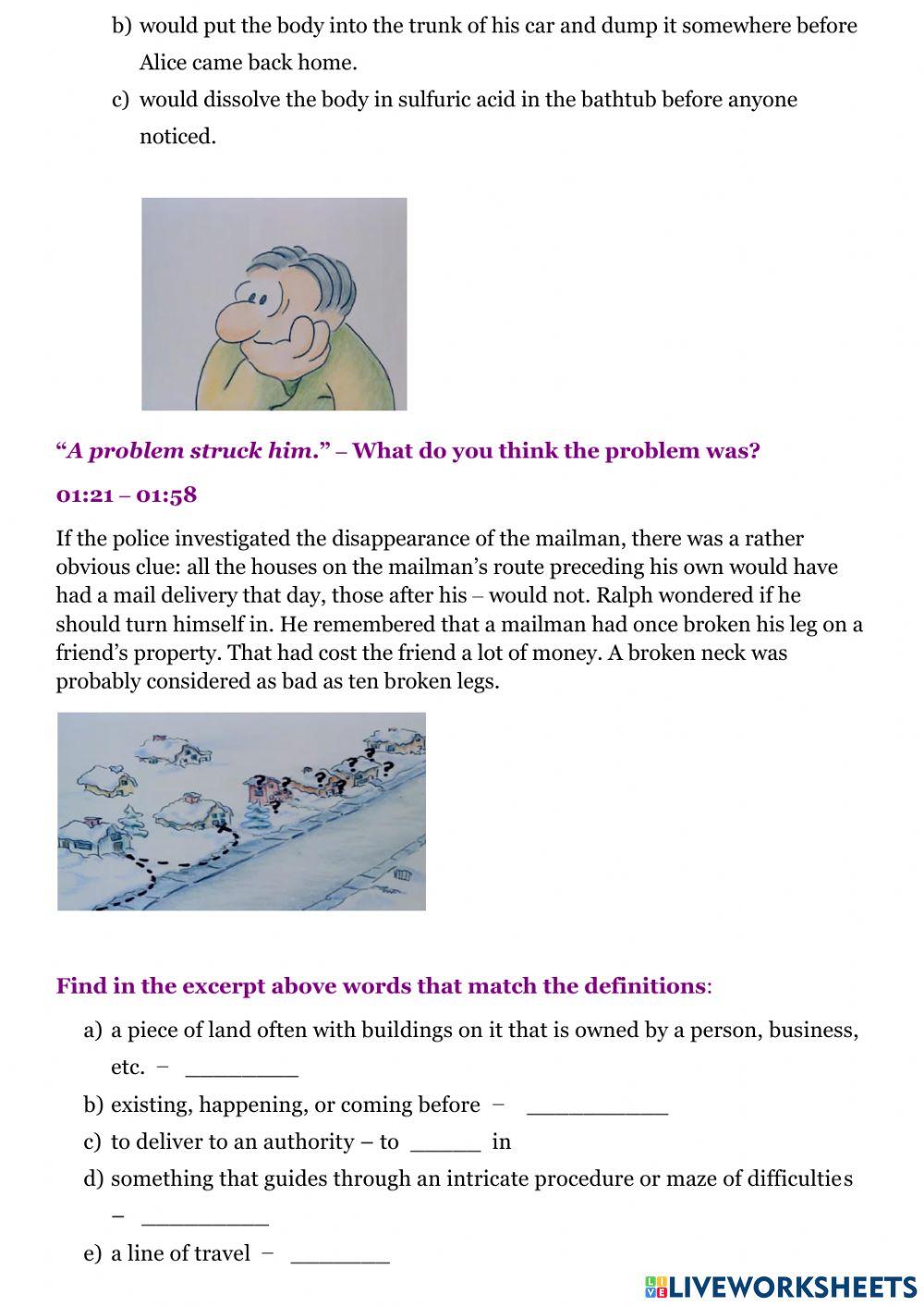 Special Delivery | Free Interactive Worksheets | 1753414