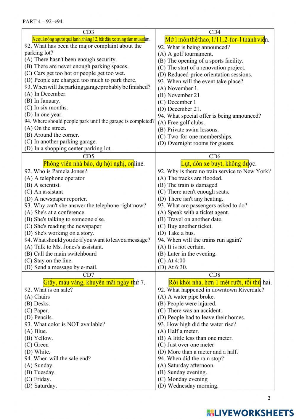 Ept 3 (3) worksheet | Live Worksheets