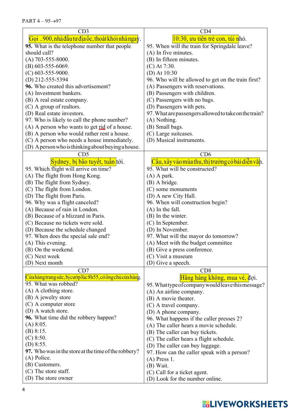 Ept 3 (3) worksheet | Live Worksheets