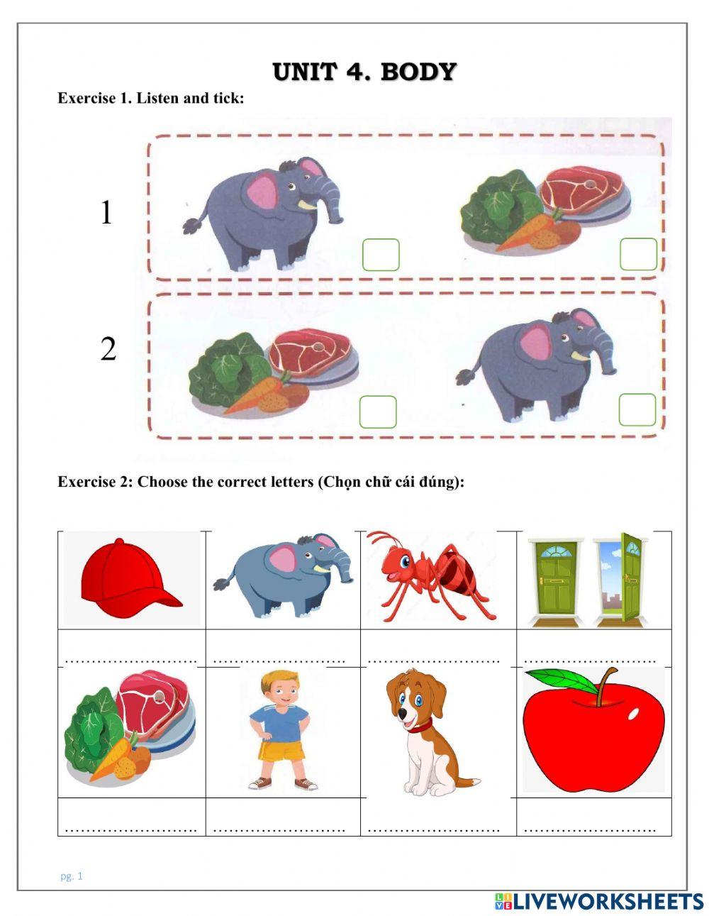 Homework 11- grade 1 worksheet | Live Worksheets