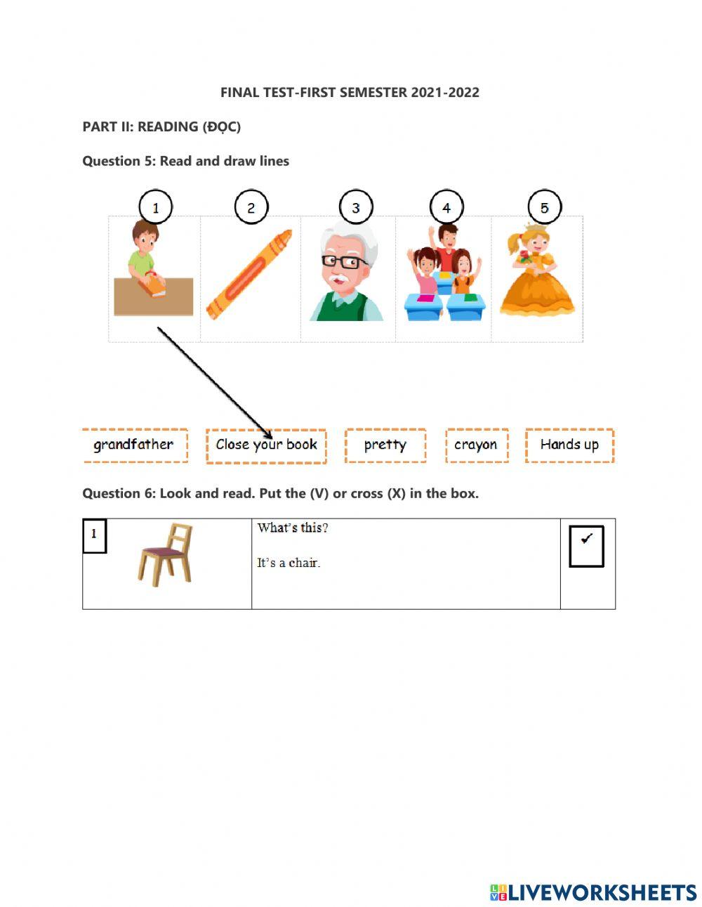 Grade 3-smart star- final test worksheet | Live Worksheets
