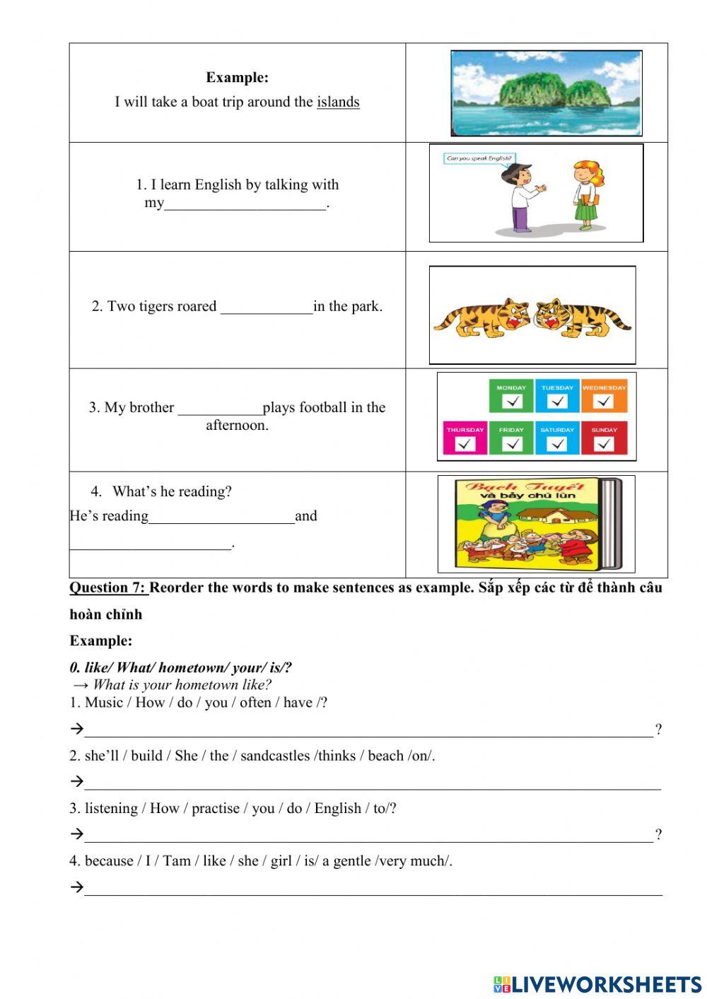 English Test gr… | Free Interactive Worksheets | 1755171