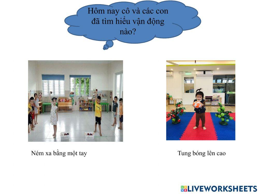 Ném xa bằng một tay online exercise for | Live Worksheets