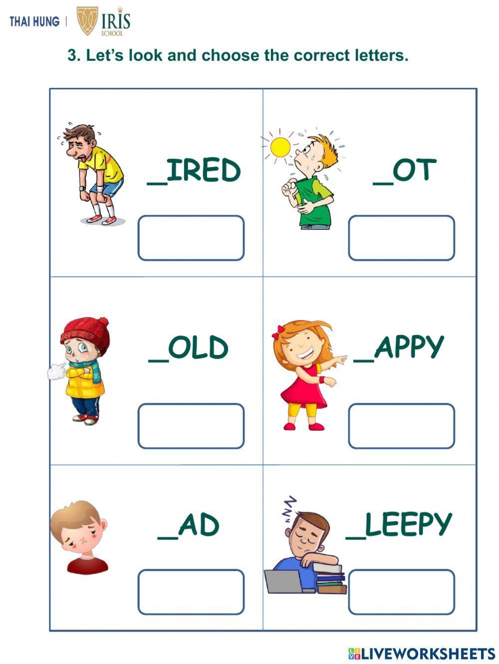 English-Worksheet about Emotion 1755769 | NguyenThoa