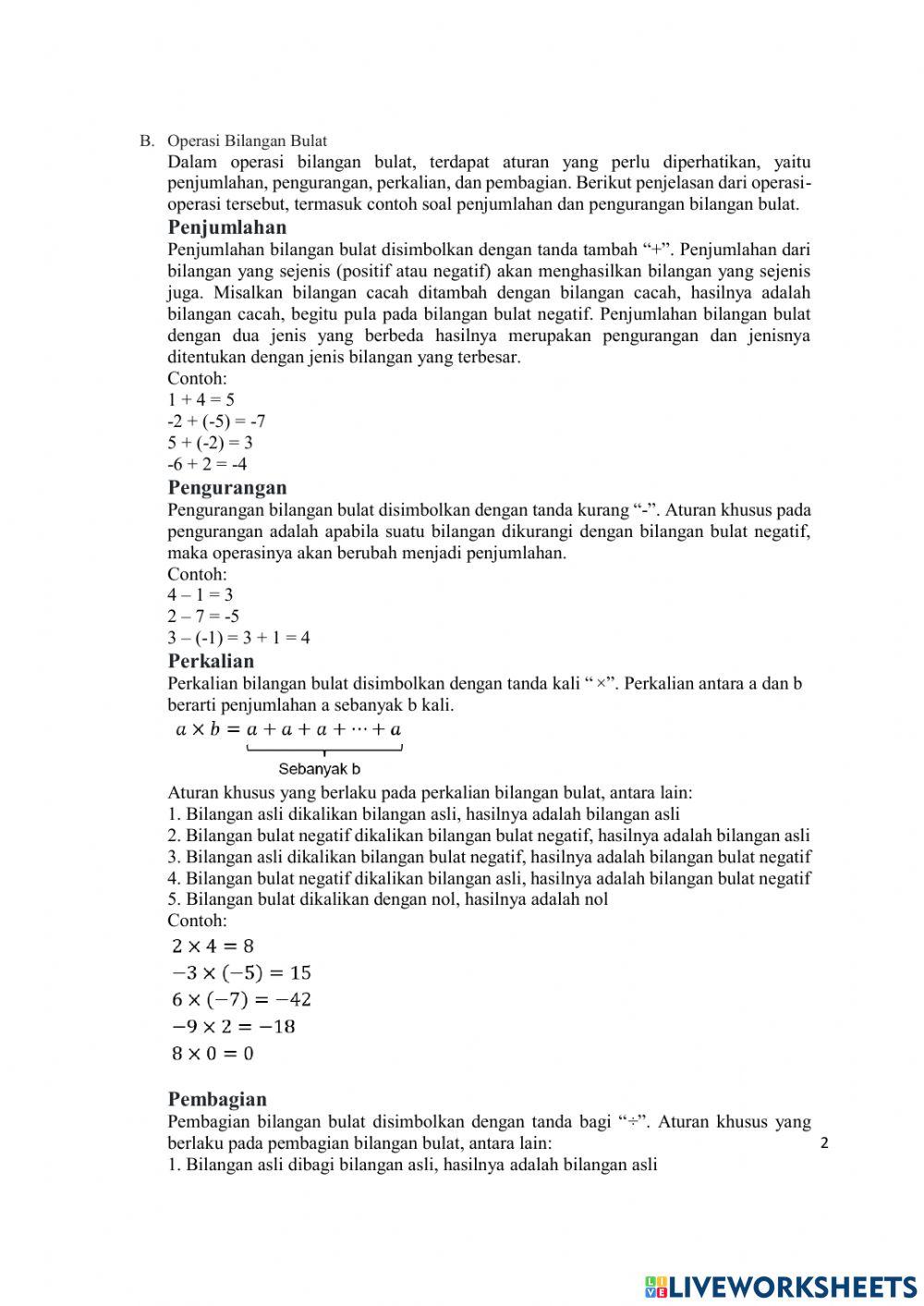 LKPD Matematika 1755955 | fitria17 | LiveWorksheets