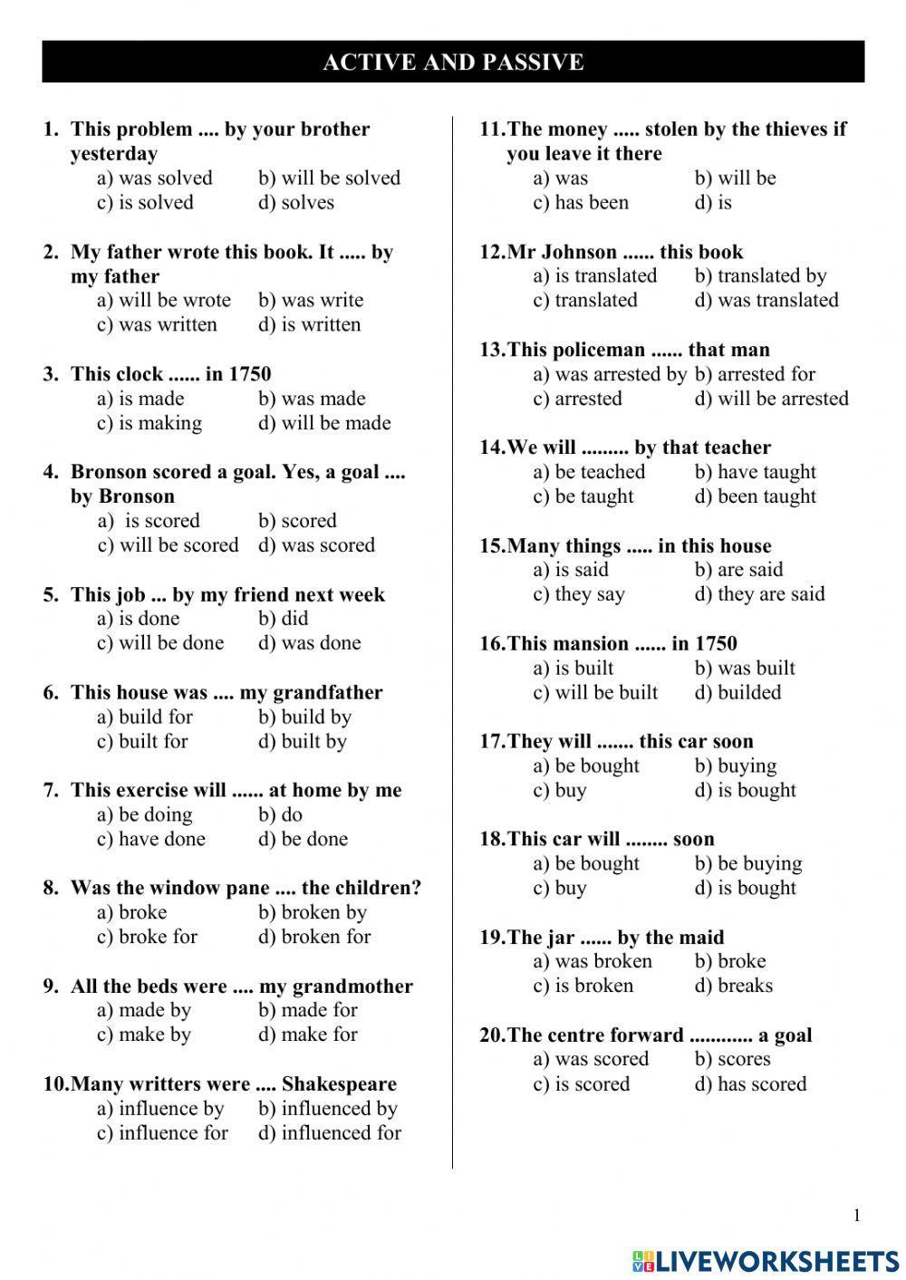 211227 YE5 - Pa… | Free Interactive Worksheets | 1756508