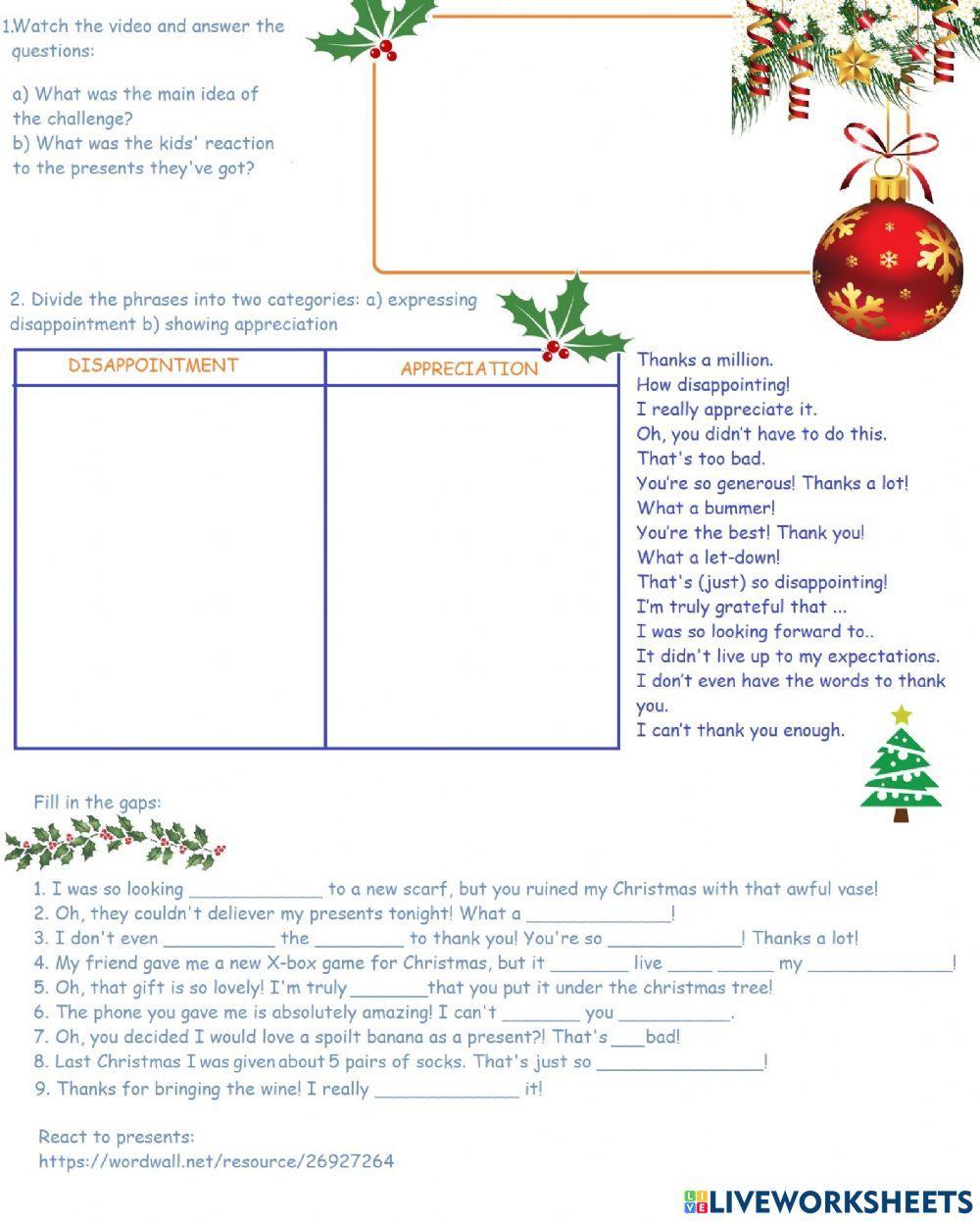 Christmas | Veronika Bagaeva | Live Worksheets