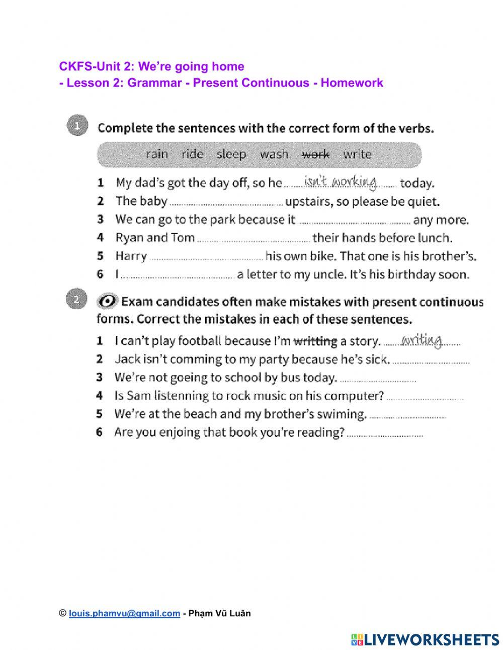 CKFS-Unit 2: We… | Free Interactive Worksheets | 1758002