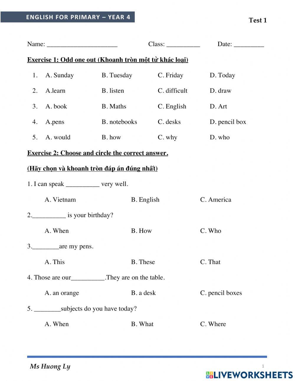 Macmillan Engli… | Free Interactive Worksheets | 3516362