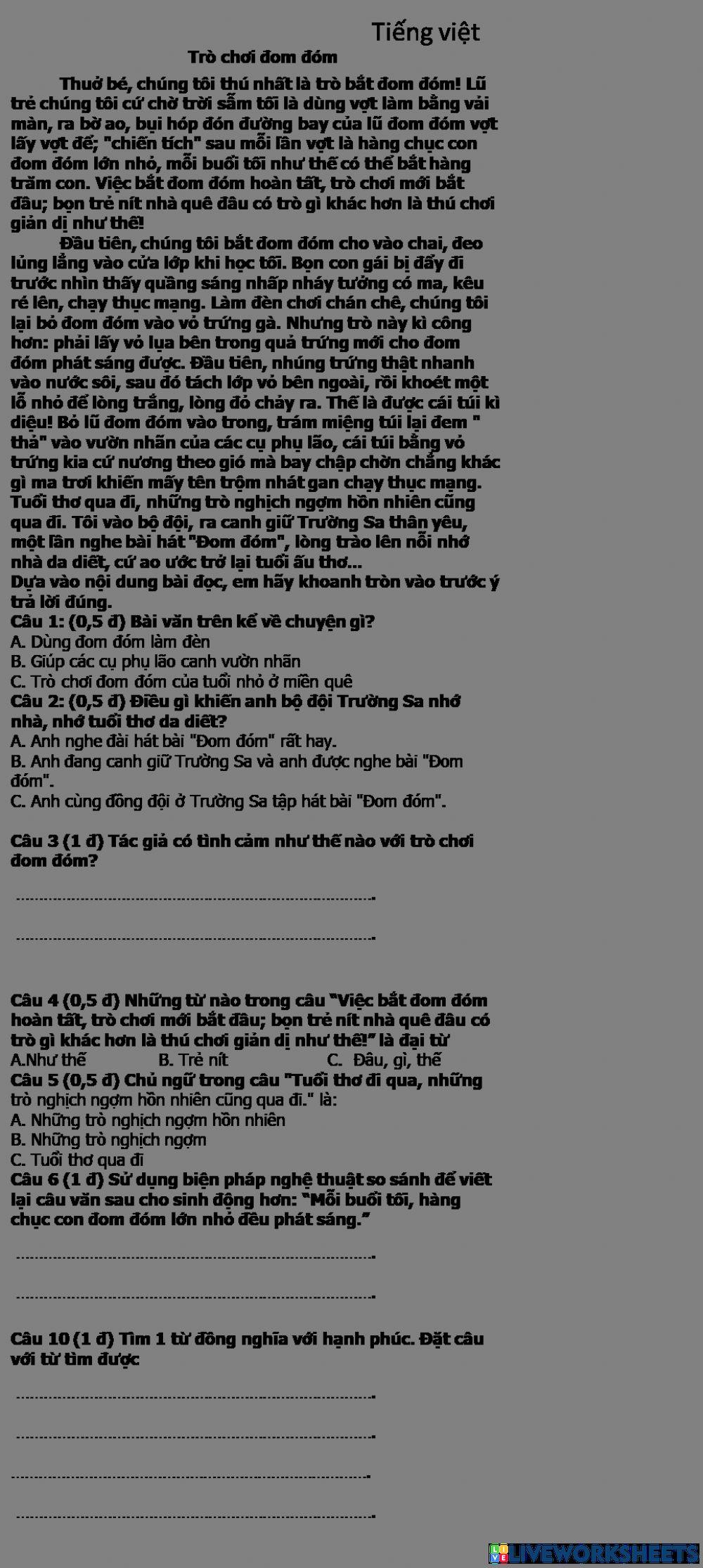 291 interactive worksheet | Live Worksheets