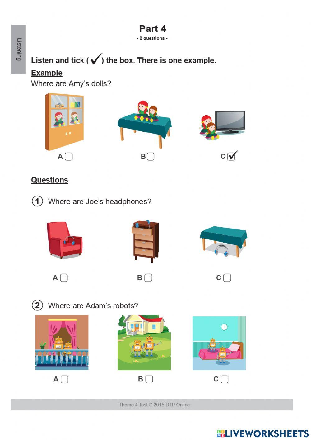 SS Level 4 Theme 4 Listening 2805 | 4e2iq | Live