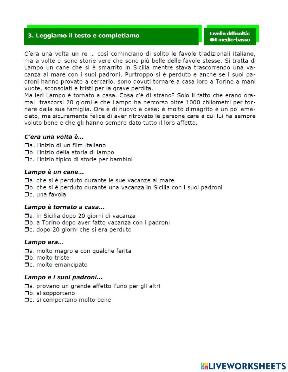 PLIDA 8 online exercise for | Live Worksheets