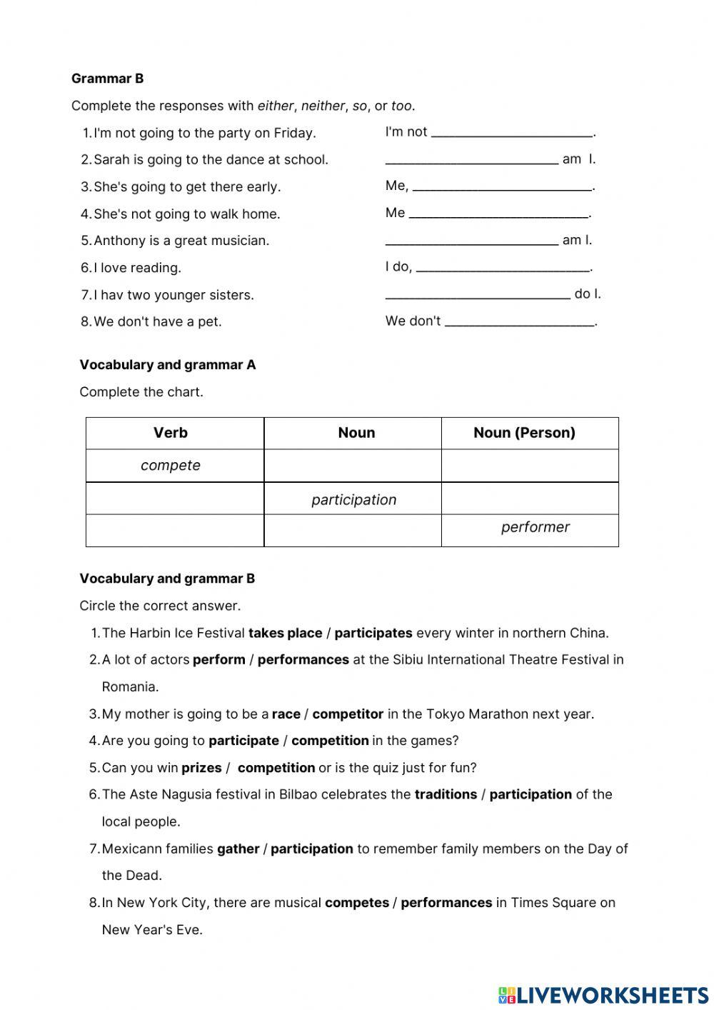 Unit 7 review online exercise for | Live Worksheets