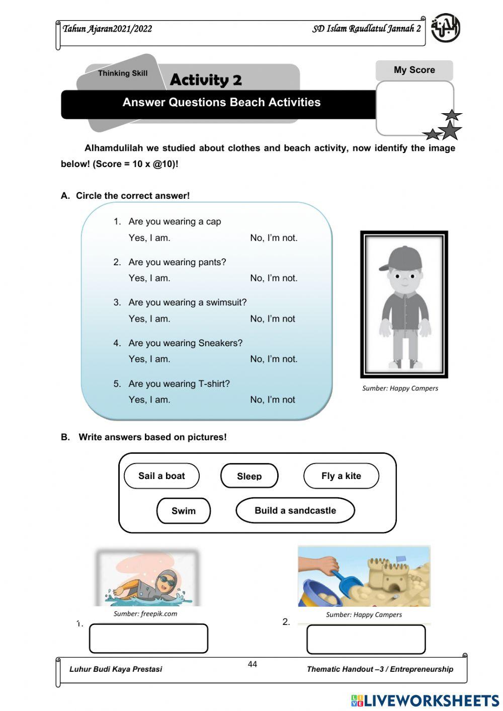 Activity 2 entrep worksheet | Live Worksheets