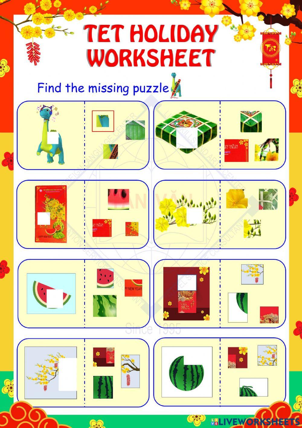 Tet holiday ws4 worksheet | Live Worksheets