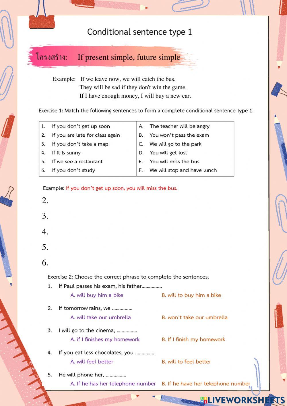 1760402 | First conditional sentences | nurhuda daud
