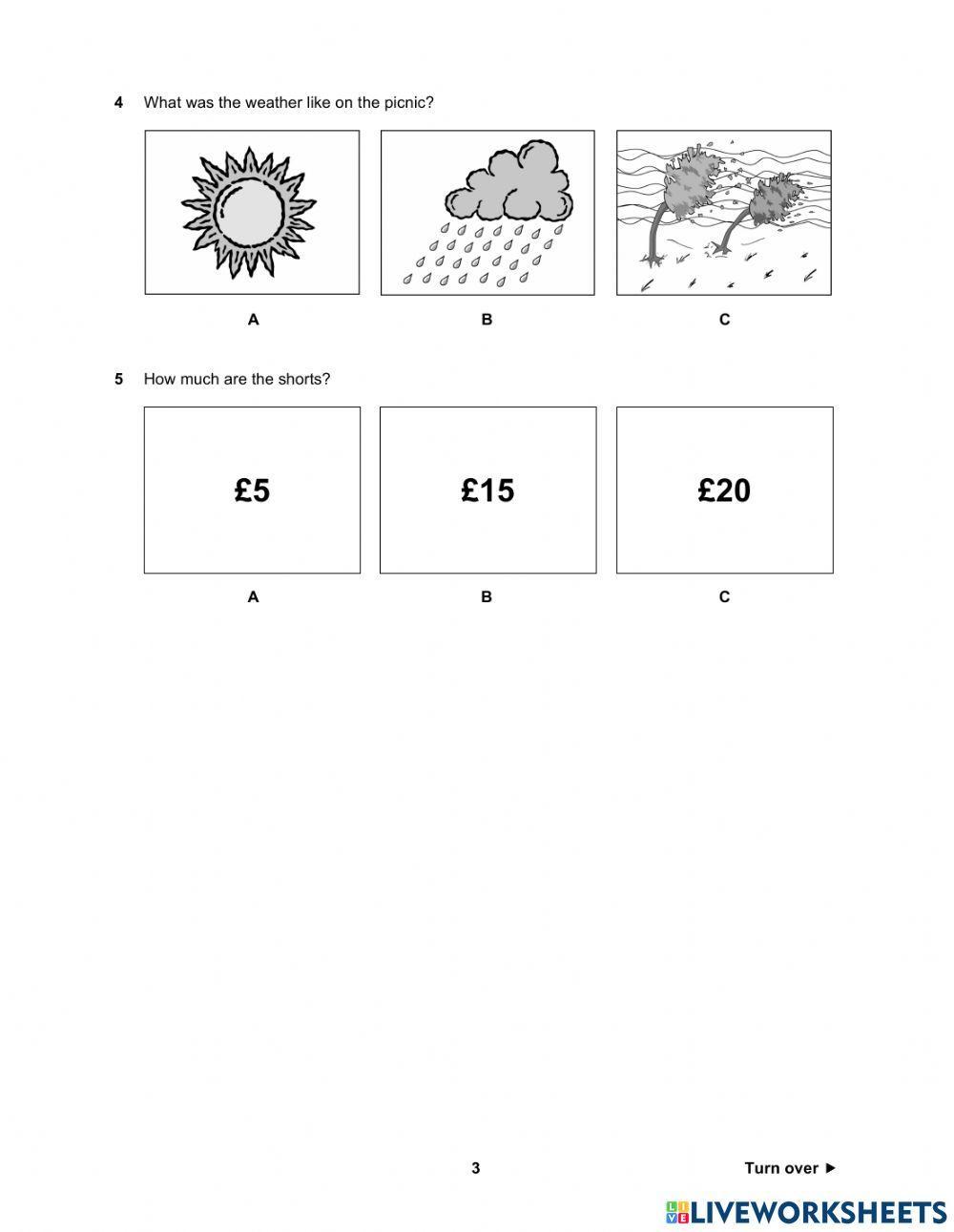 KET test online exercise | Live Worksheets