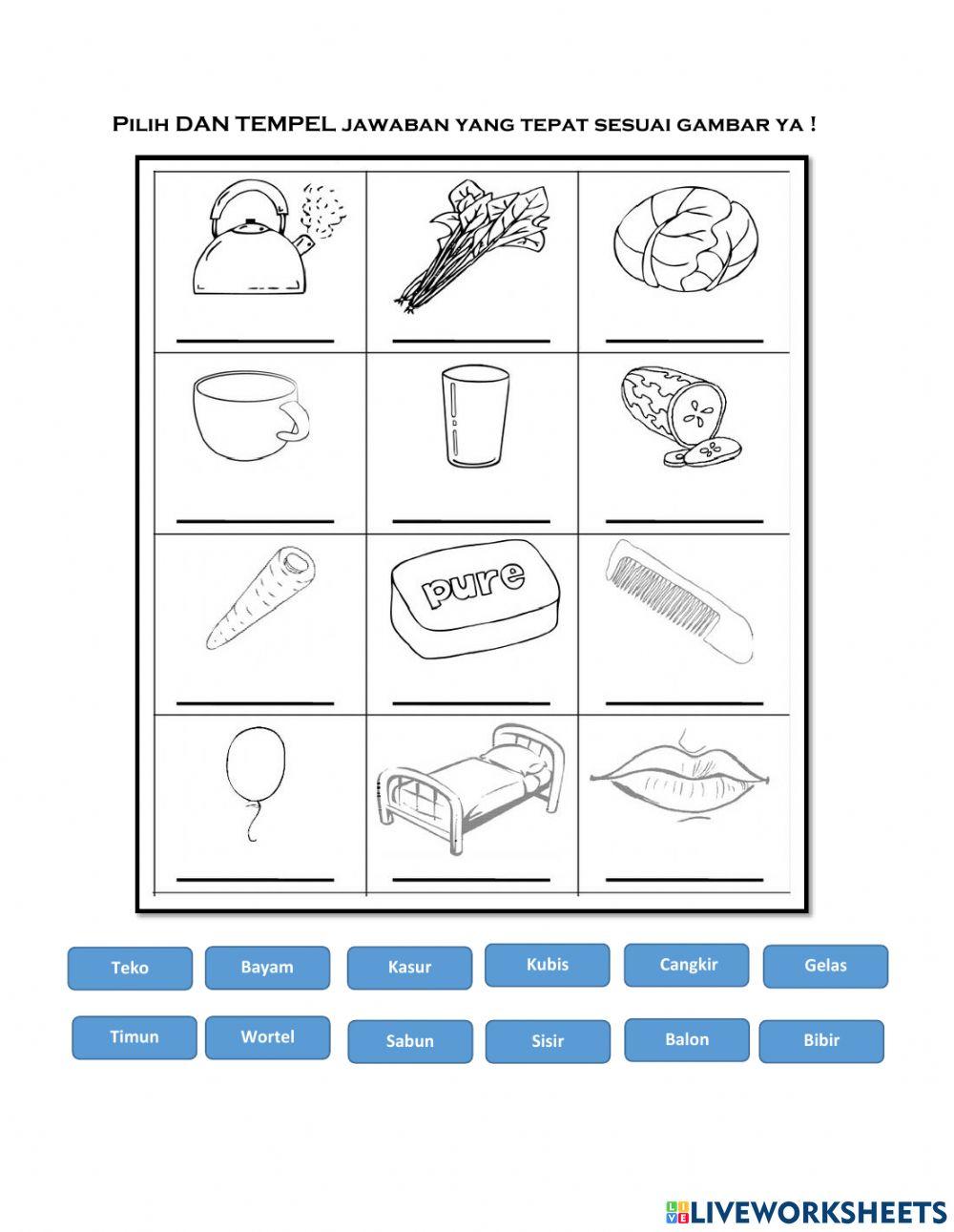 Calistung | Free Interactive Worksheets | 1704262