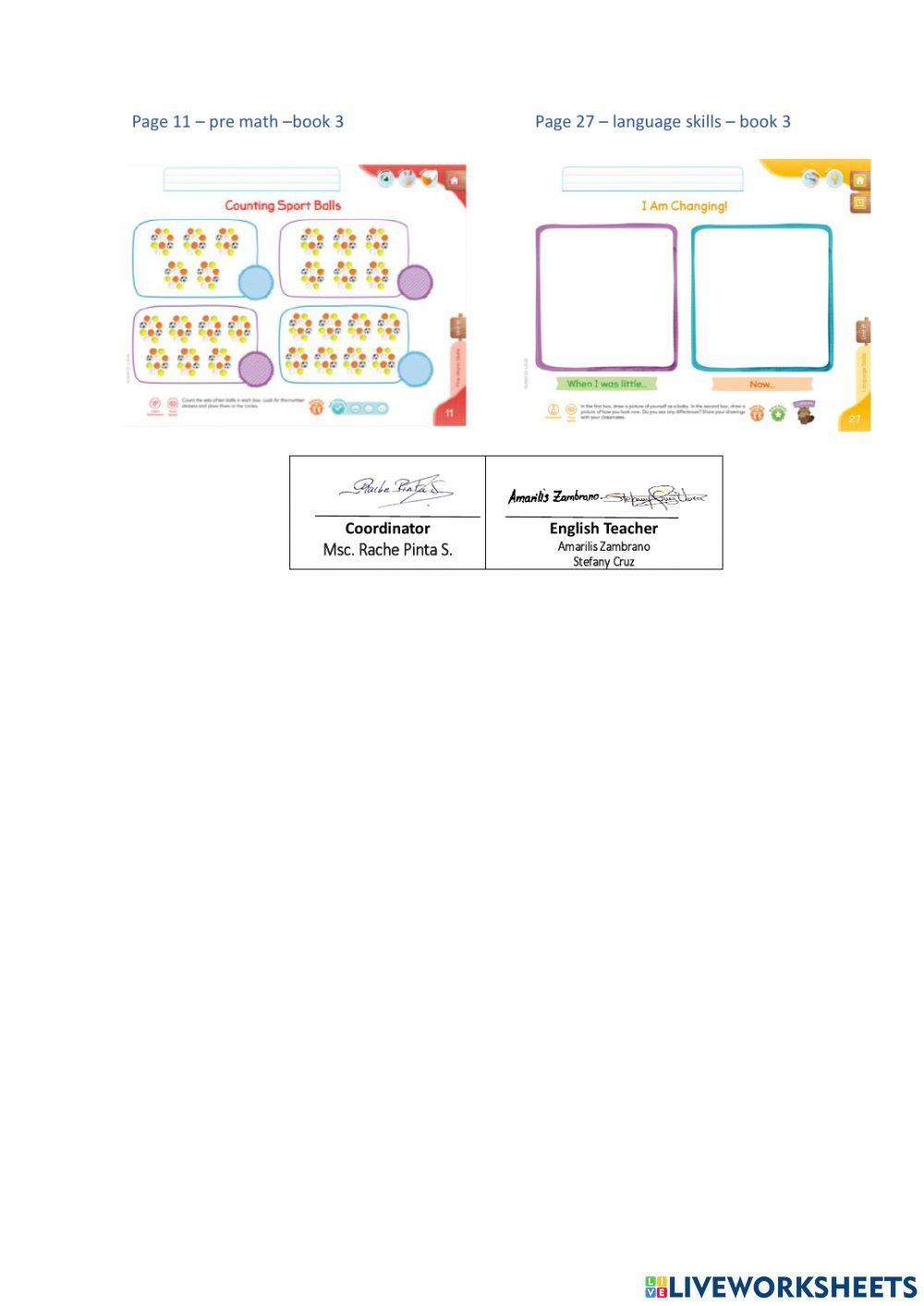 Weekly activities 30 worksheet | Live Worksheets