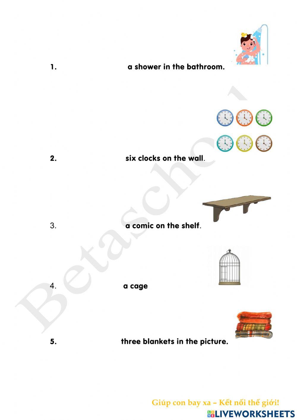 At home activity for 2 | Live Worksheets