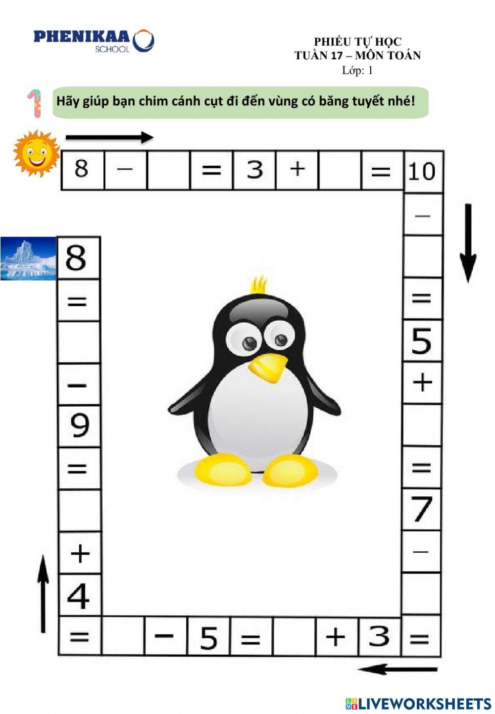 PCT Toán 17 worksheet | Live Worksheets