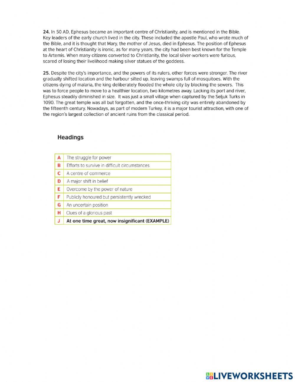 READING APTIS | Free Interactive Worksheets | 6805251