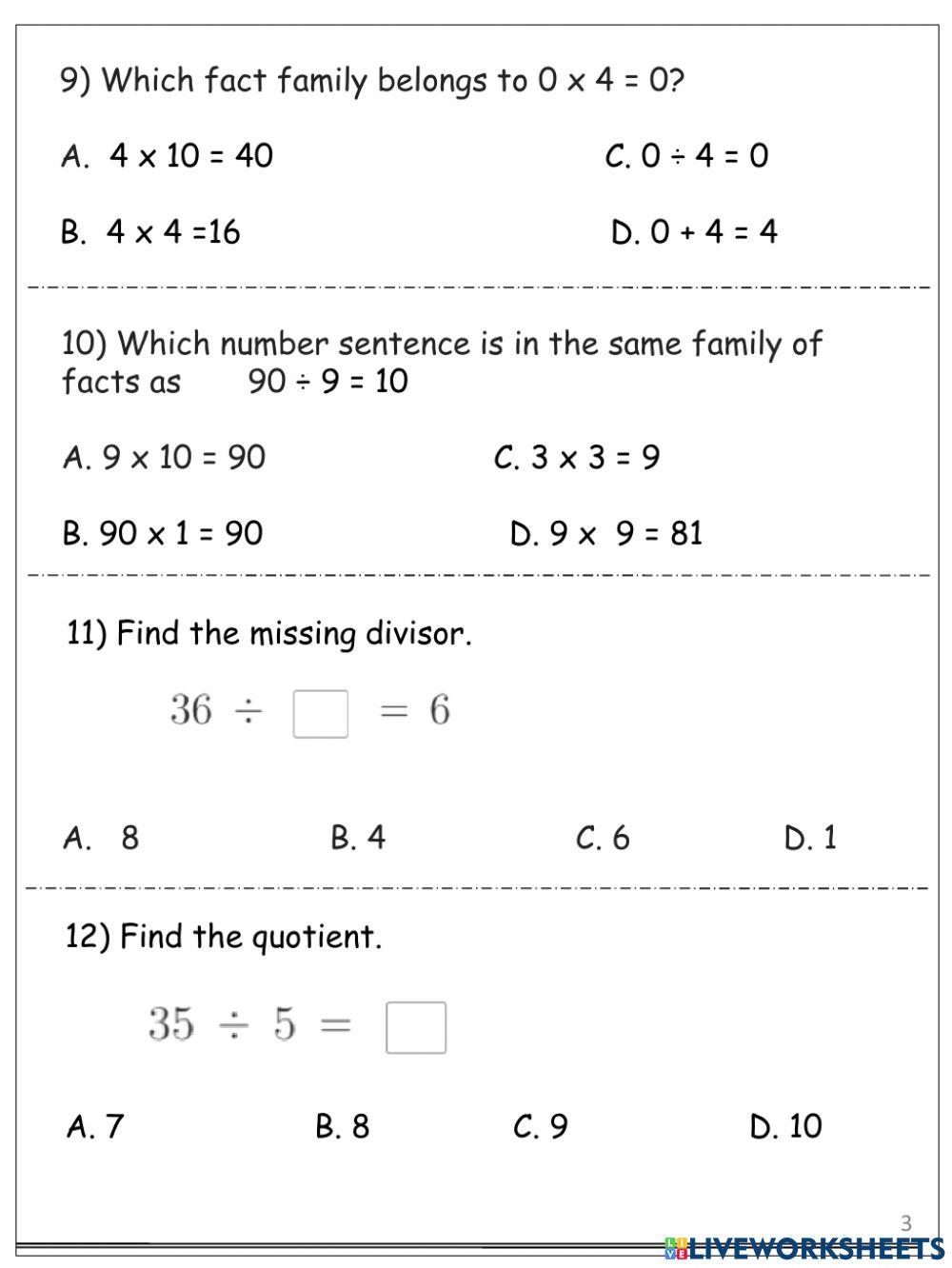Division 1761518 | SAM123 | Live Worksheets