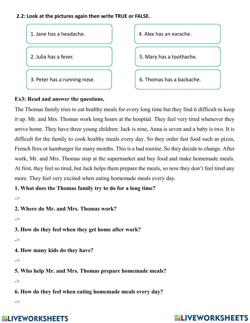 Grade 5-Unit 11 (lesson 1) worksheet | Live Worksheets