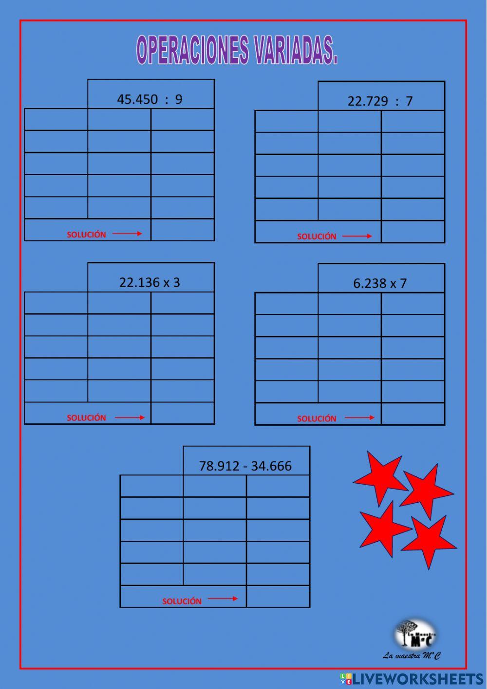 1764135 | Operaciones variadas | PumukyOli