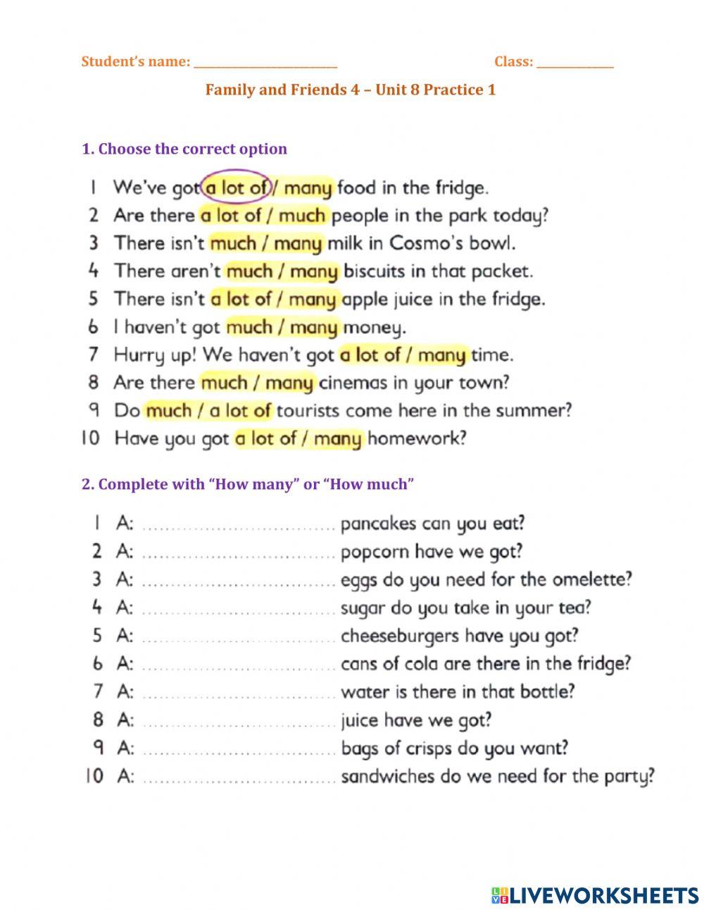 1707774 | FF4 Unit 8 Practice 1 | ngoctran270591
