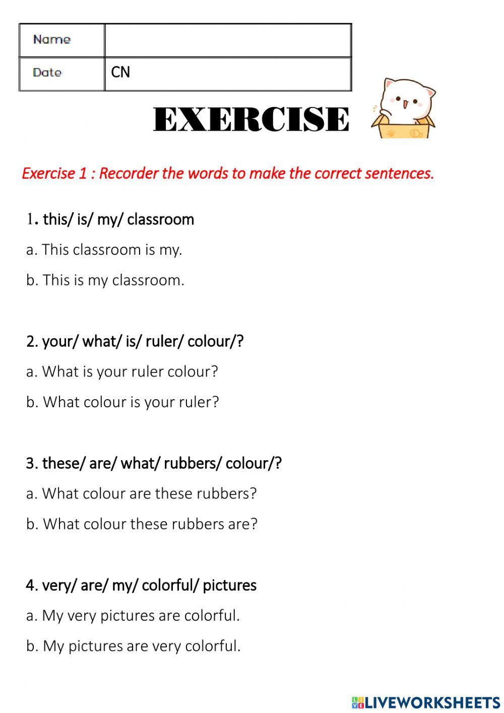 Grade 3 worksheet online worksheet for 3 | Live Worksheets
