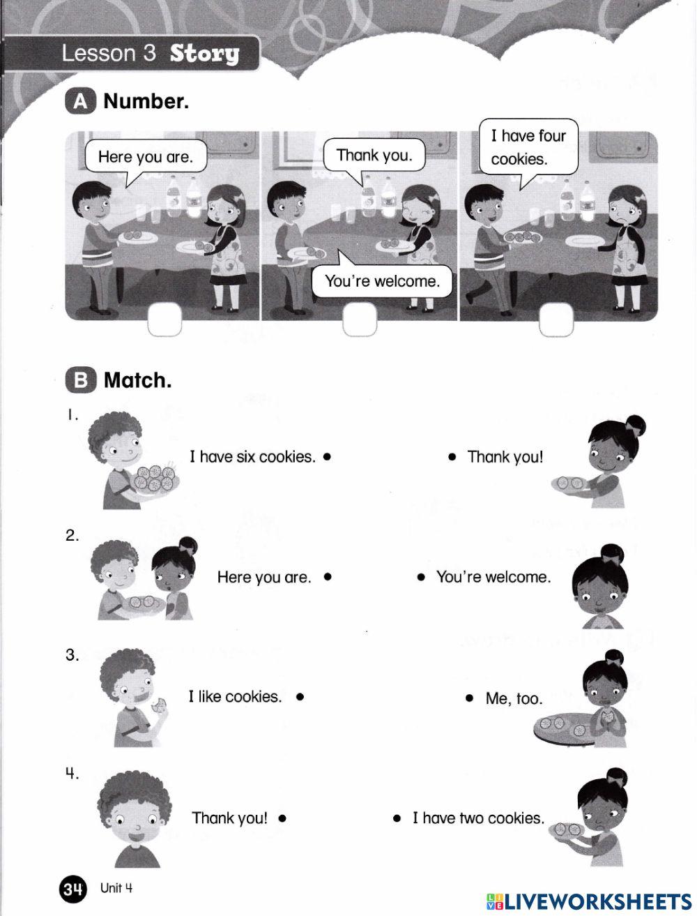 up 1 unit 4 lesson 4 | tantannguyen | Live Worksheets