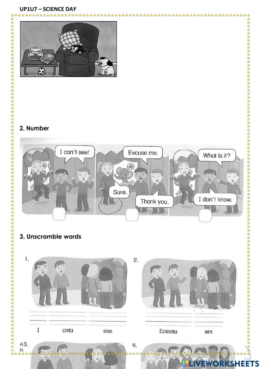 Unit 7 up 1 worksheet | Live Worksheets