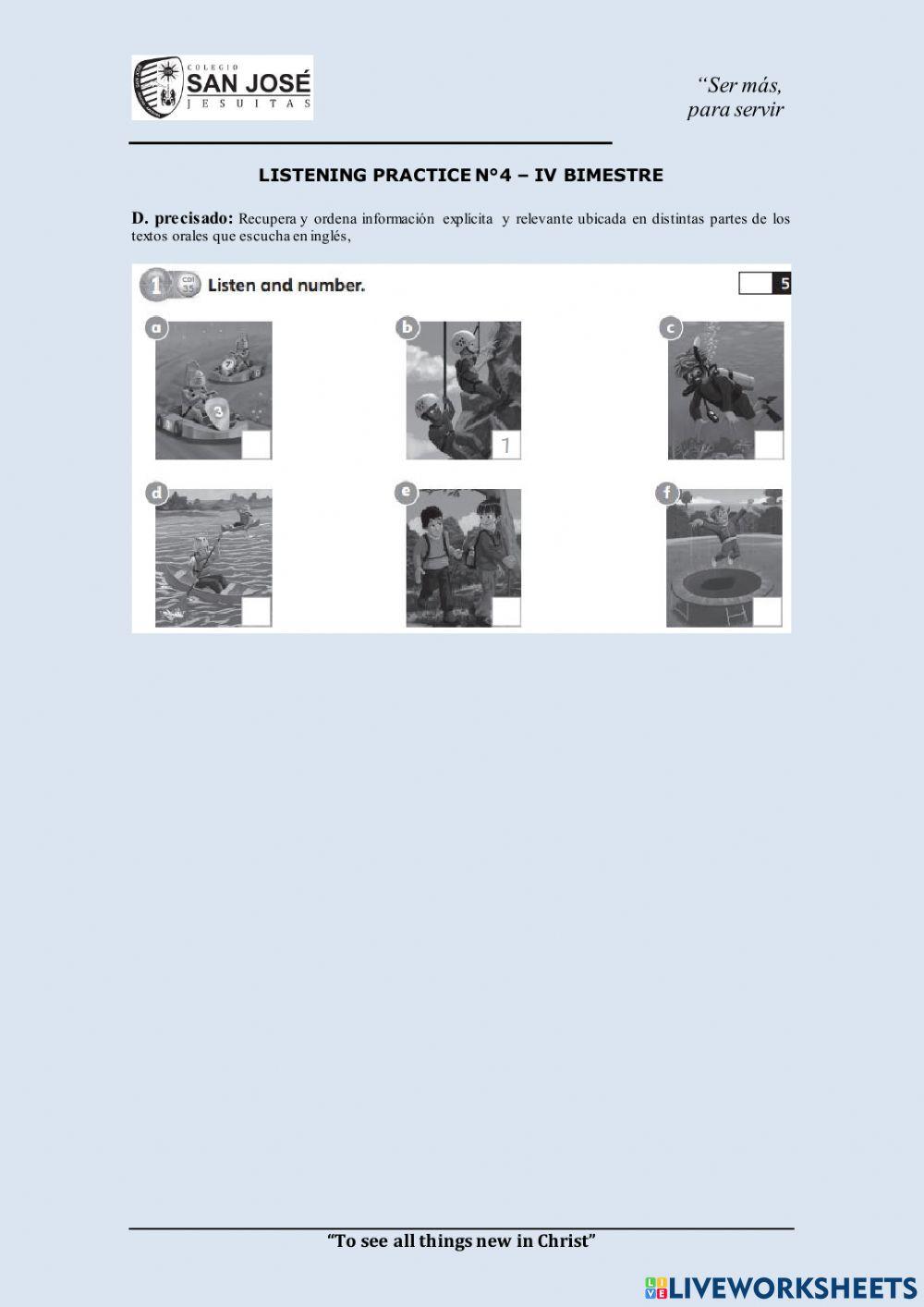 ING-PcL4-5P-IVB-2021 worksheet | Live Worksheets