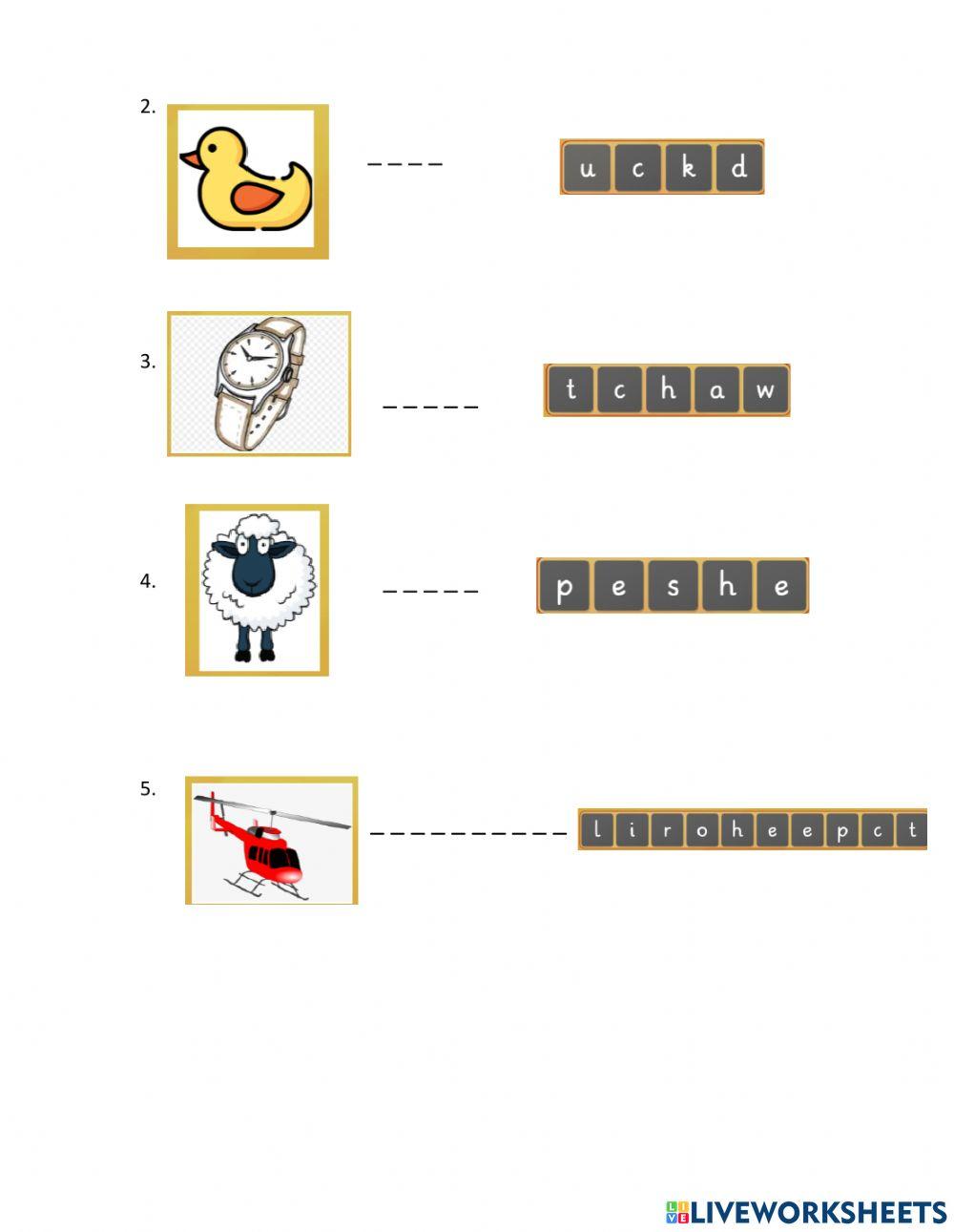 starters test 6 online exercise for | Live Worksheets