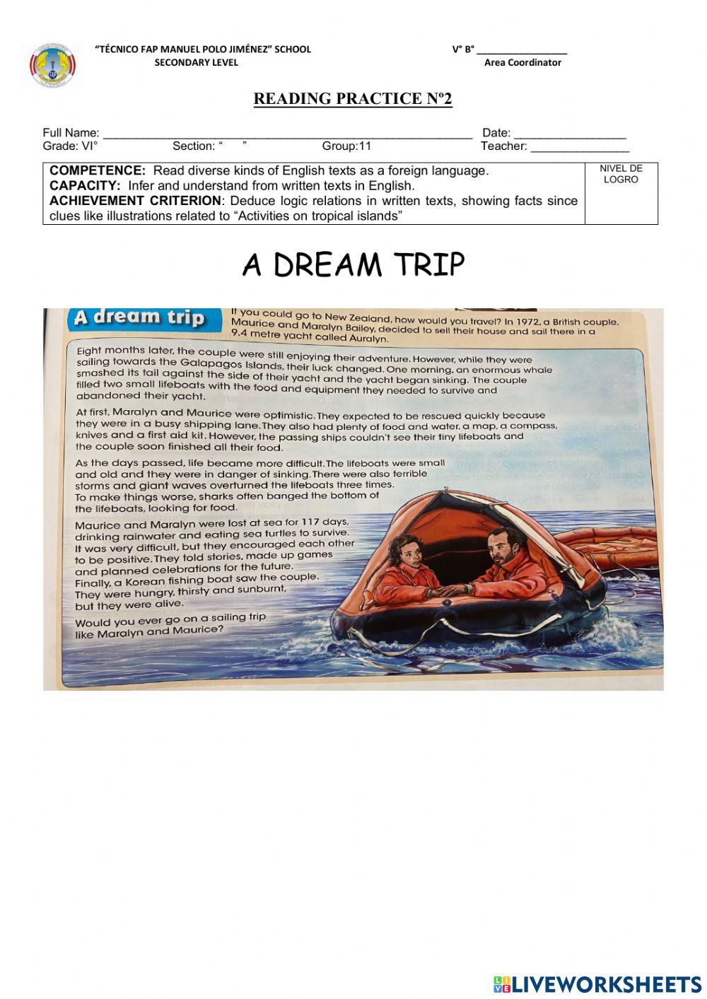 Reading practice n2 worksheet | Live Worksheets