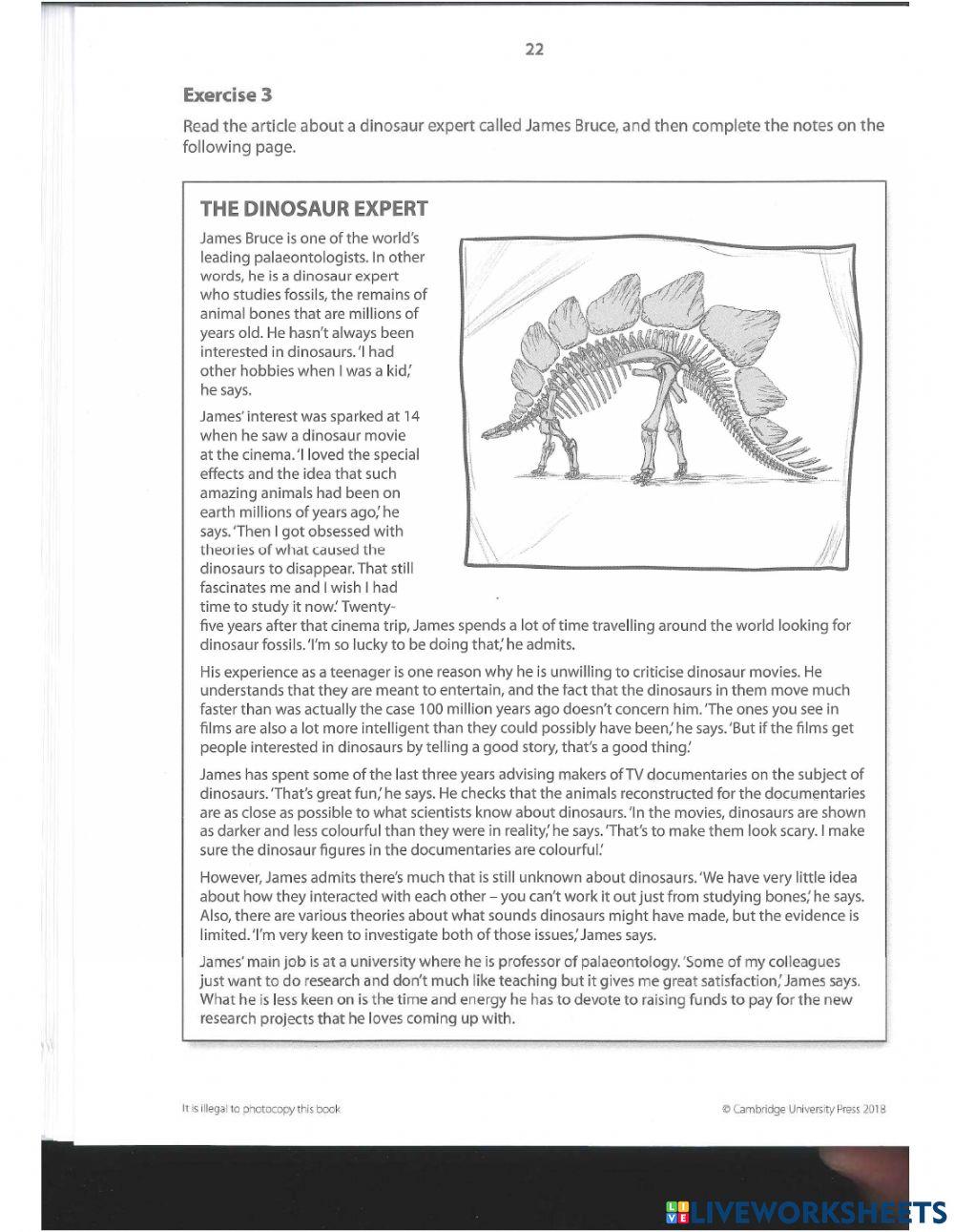 IGCSE Reading Test 1 online exercise for | Live Worksheets