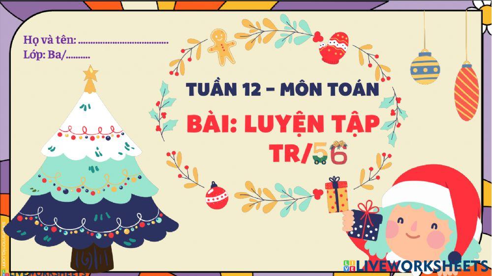 Luyen tap 56 worksheet | Live Worksheets