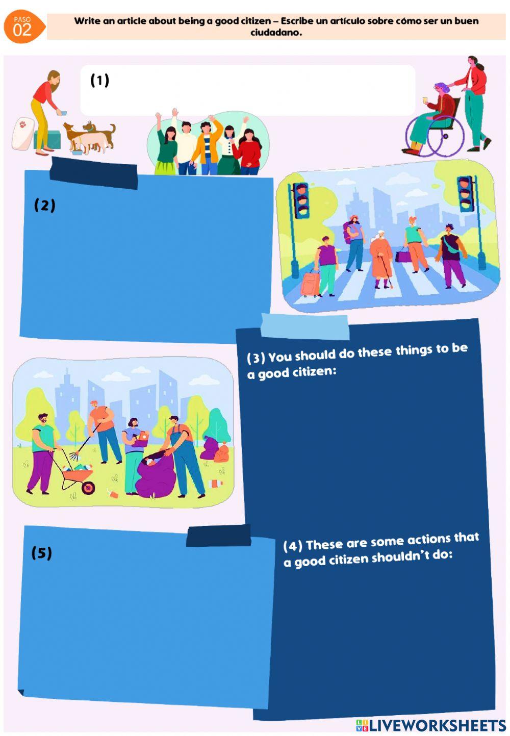 Do it yourself activity 4 learning experience 9 A2 worksheet | Live Worksheets