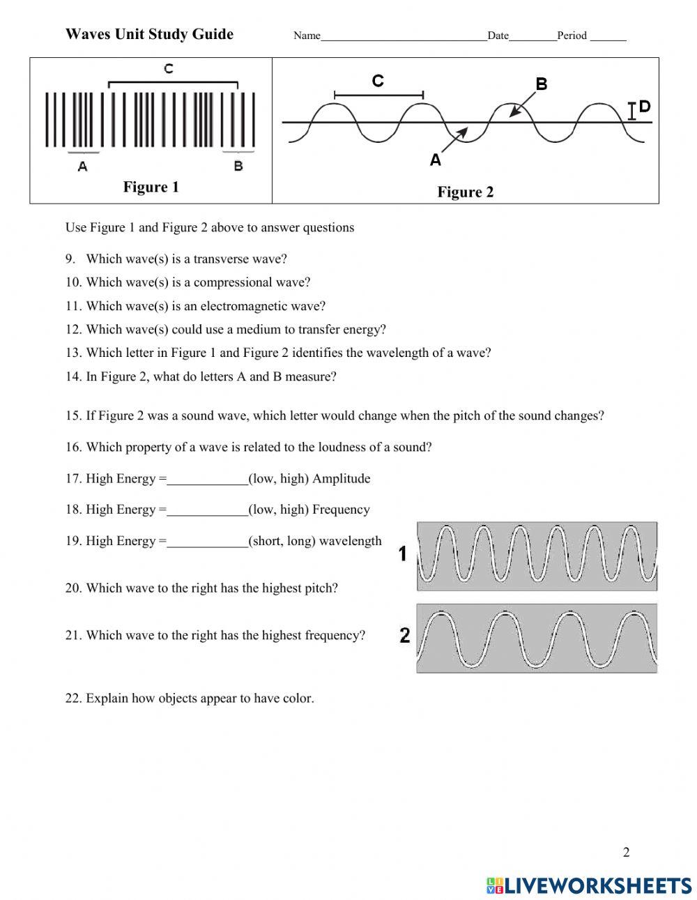 2619968 | Waves Study Guide | tsarice84 | LiveWorksheets