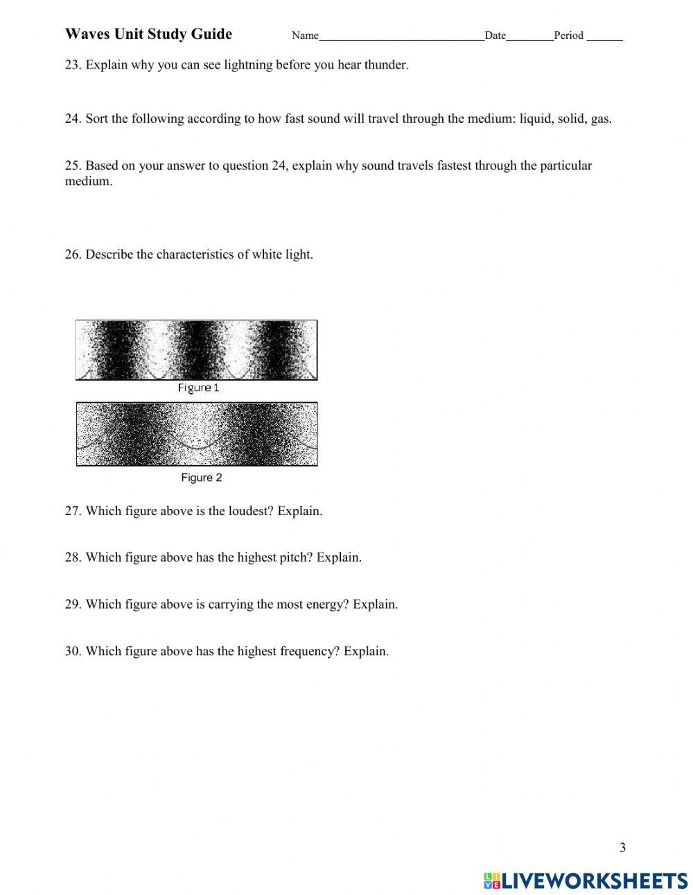 2619968 | Waves Study Guide | tsarice84 | LiveWorksheets