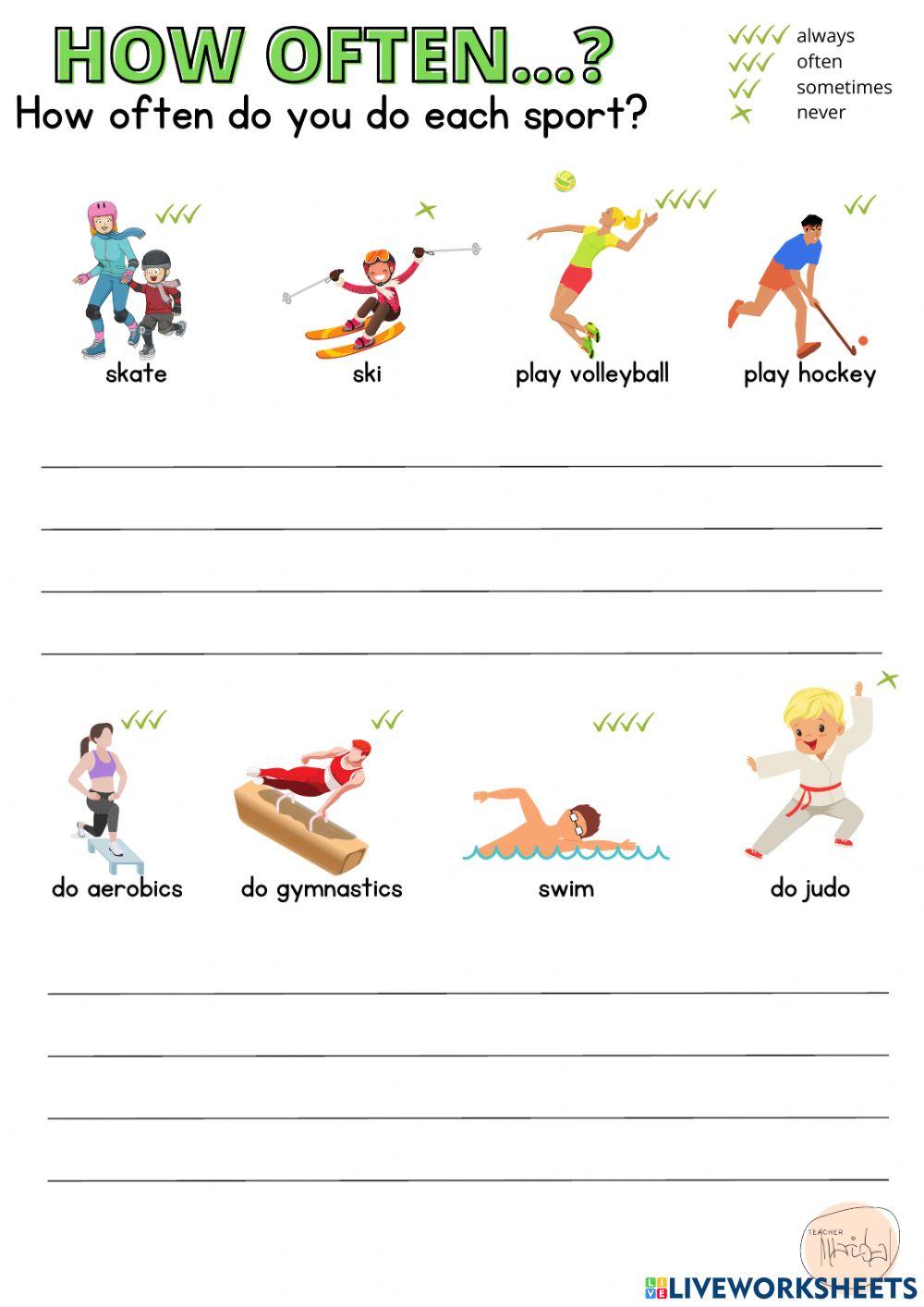 How often...? | Free Interactive Worksheets | 1713062