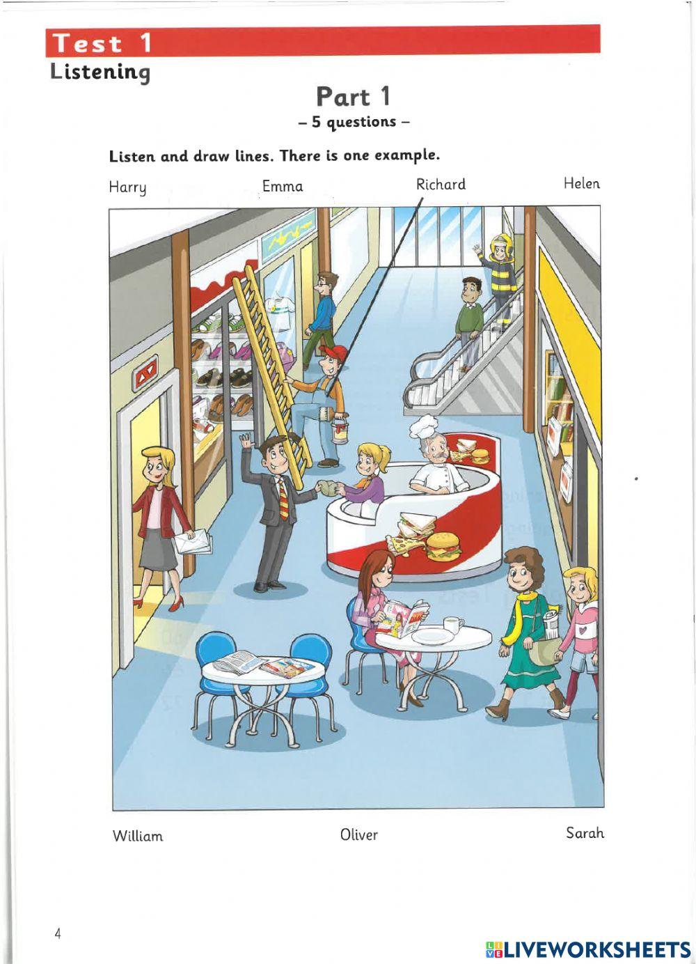 Flyers listenin… | Free Interactive Worksheets | 6793982