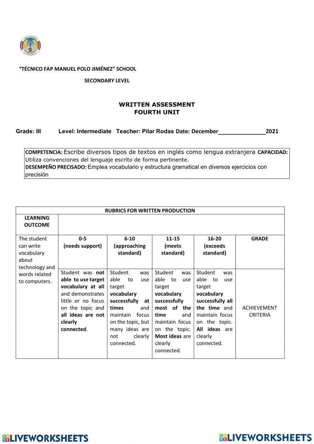 Technology online exercise for English | Live Worksheets