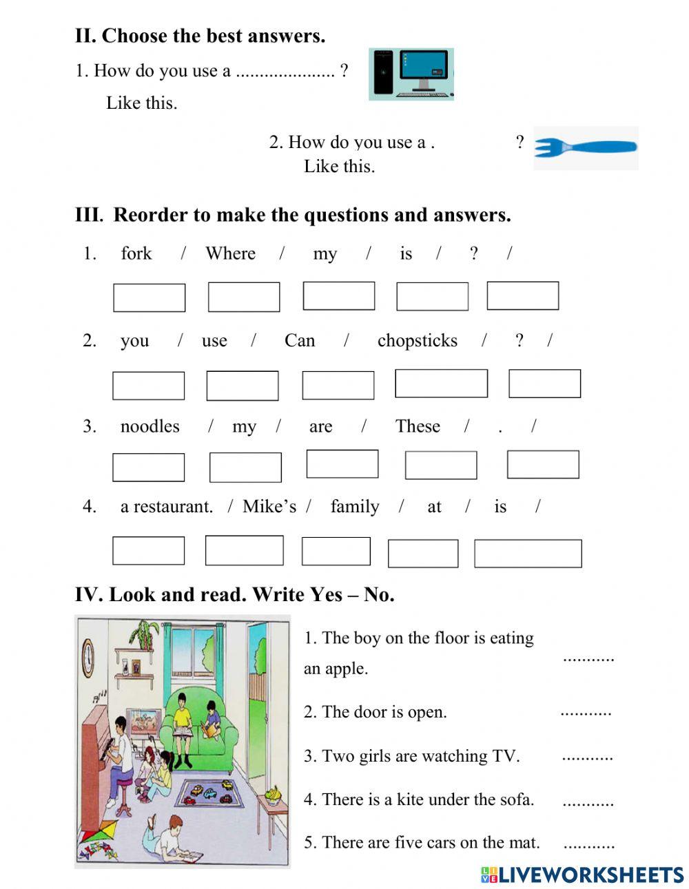 Unit 4 - Lesson 3 | Live Worksheets