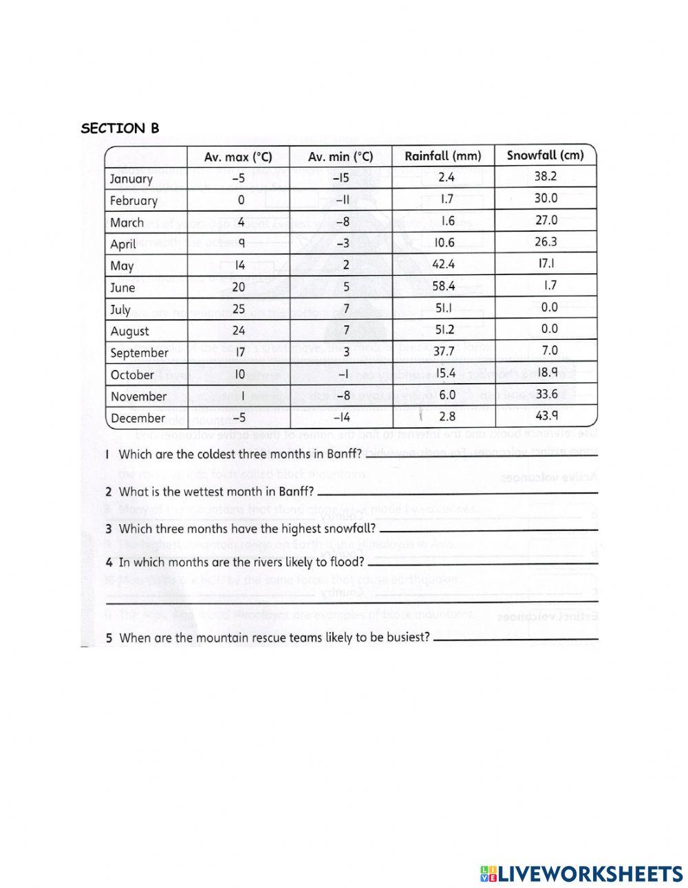 Geo semester te… | Free Interactive Worksheets | 1714721