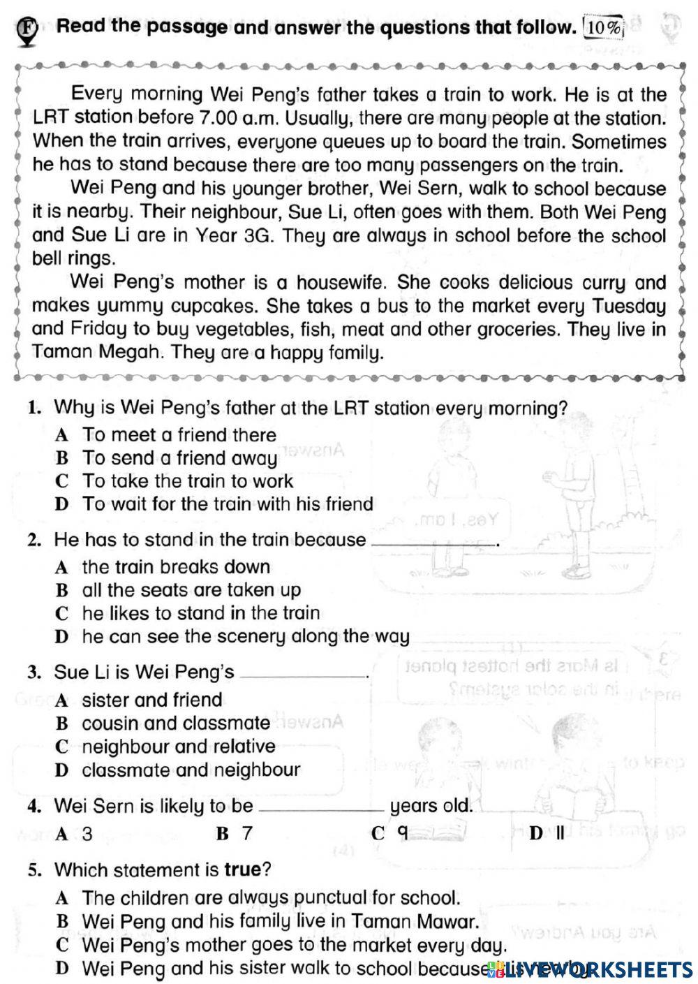 Year 3 English 08112021 Revision 6794608 | irenechua1983