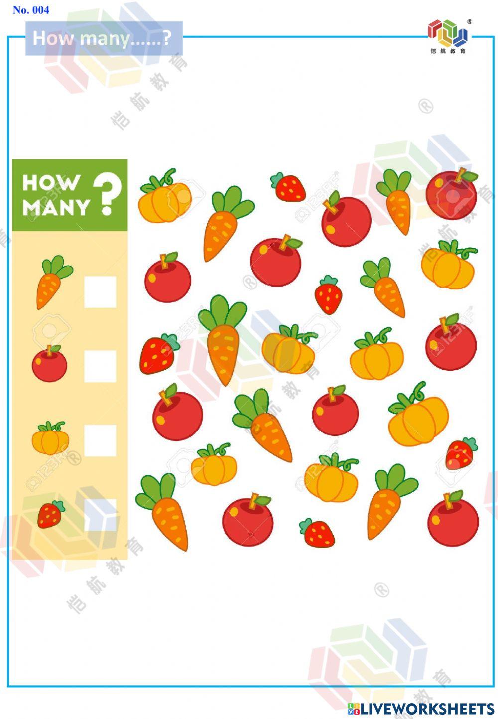 Counting 1716386 | KaiHang Edu | Live Worksheets